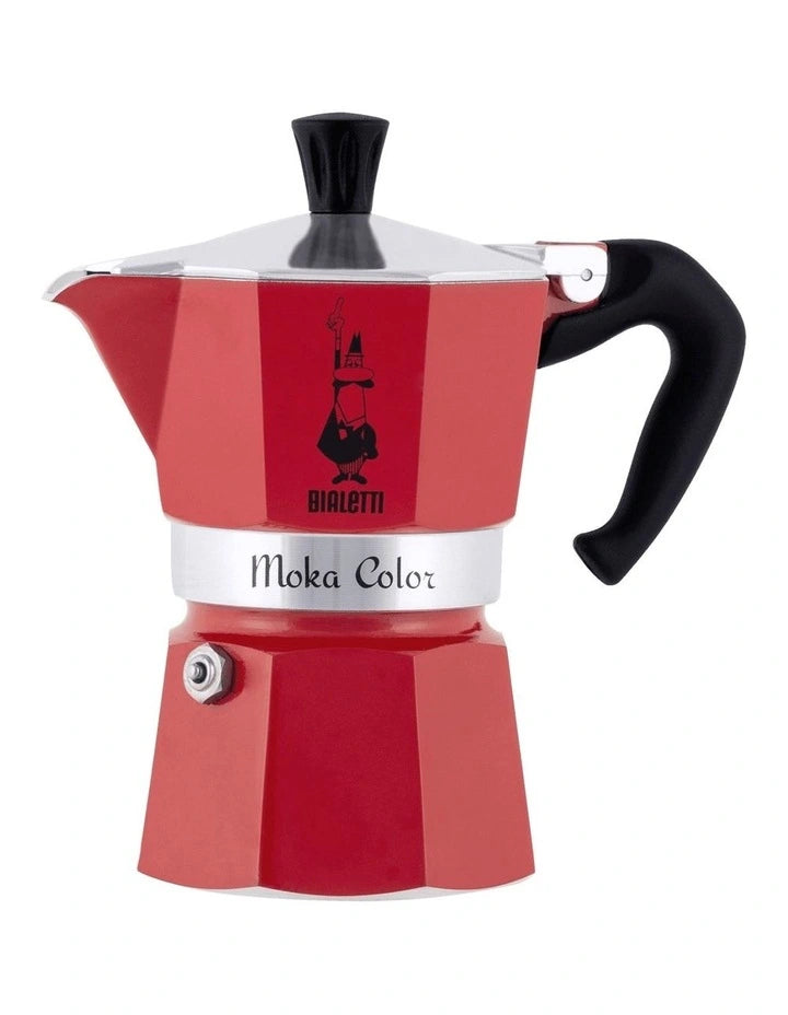 Bialetti Moka Express Red 6 cup– Rubra Coffee