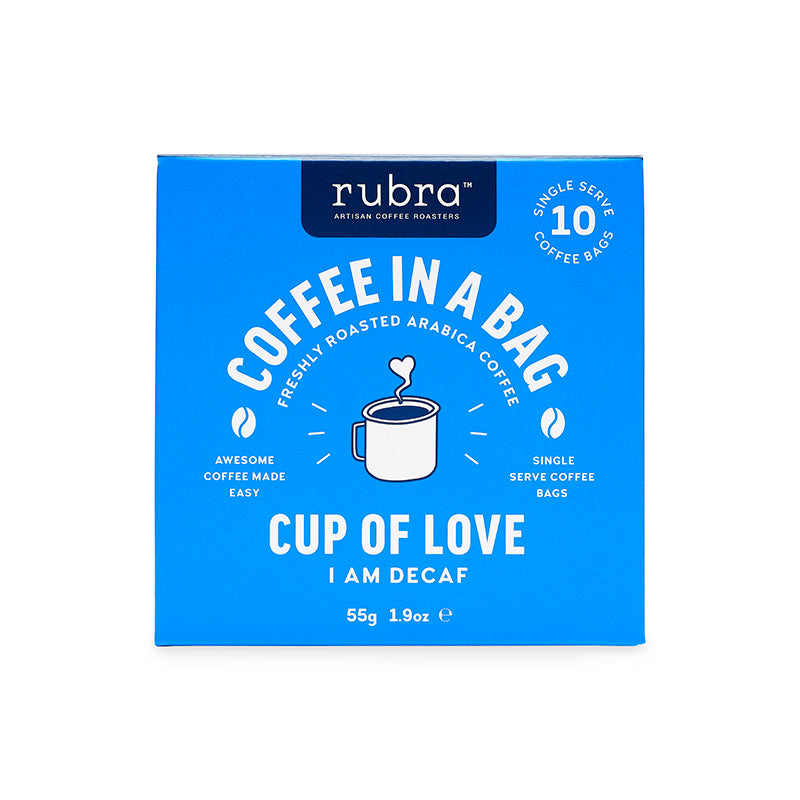 Coffee in a Bag - Cup of Love / Decaf– Rubra Coffee