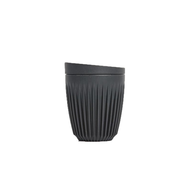 Huskee Cup & Lid Combo - Charcoal 8oz– Rubra Coffee